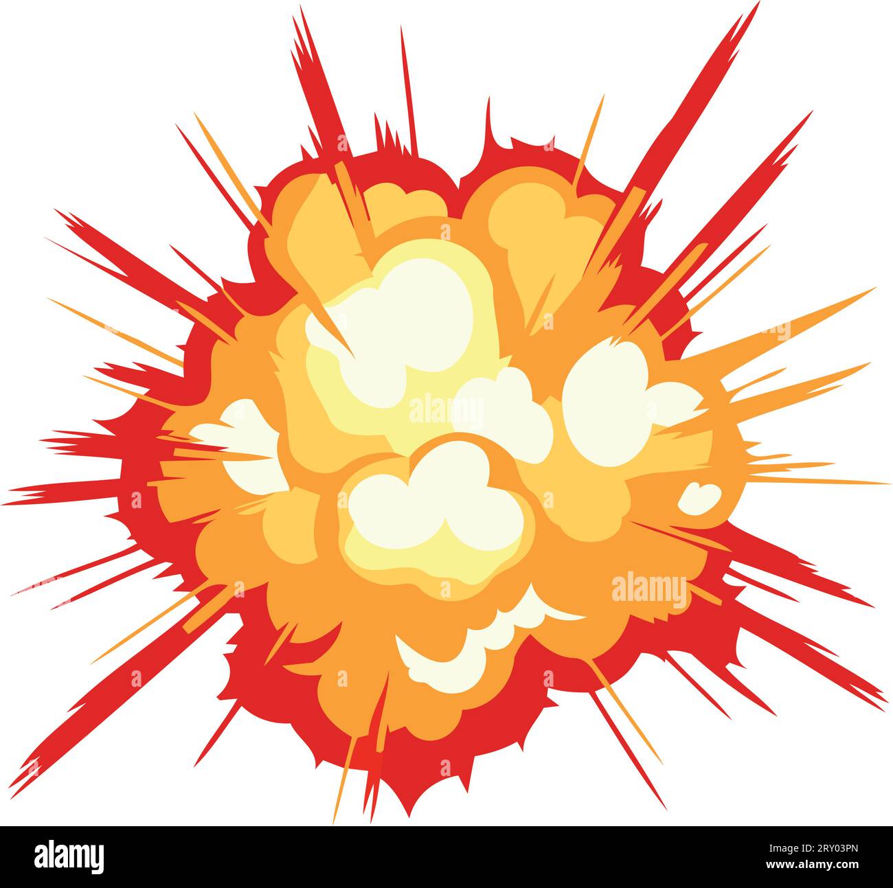 Explosive fireball Stock Vector Images - Alamy