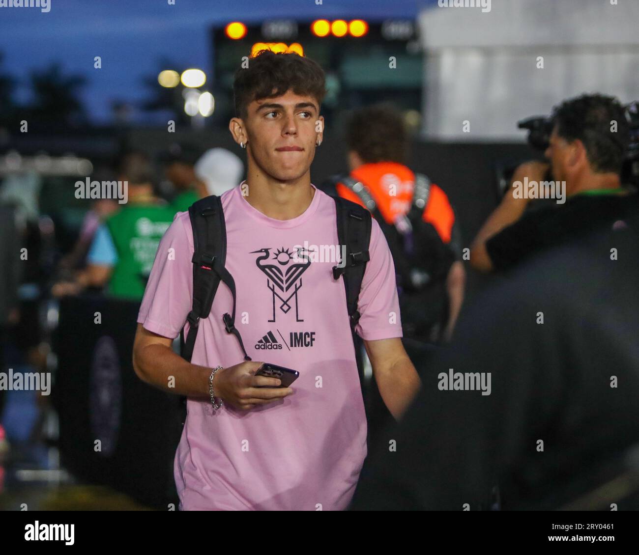 Fort Lauderdale, USA, 27th, September, 2023 Noah Allen arriving Inter ...
