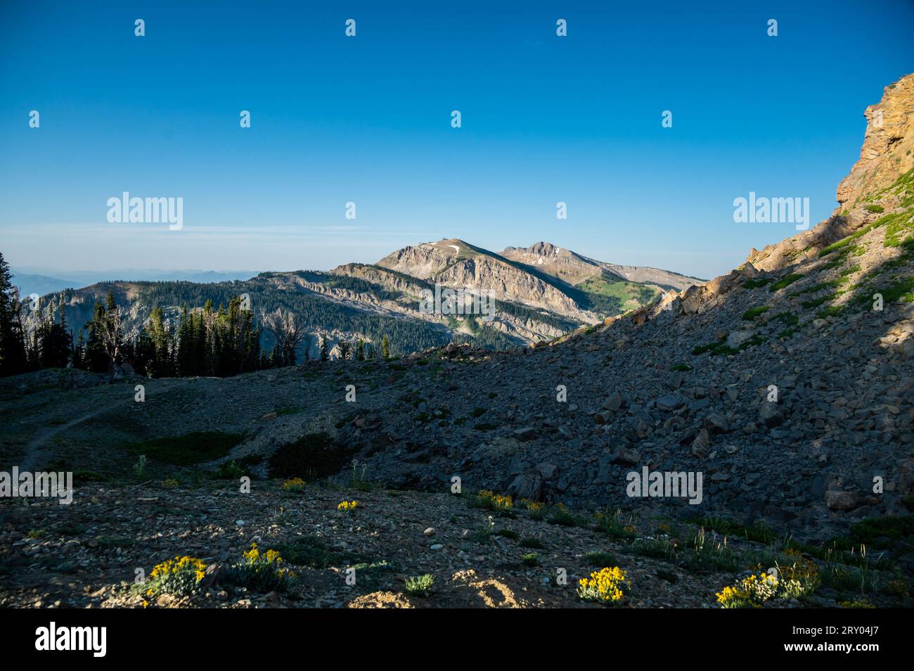 Rendezvous mountain trail hi-res stock photography and images - Alamy