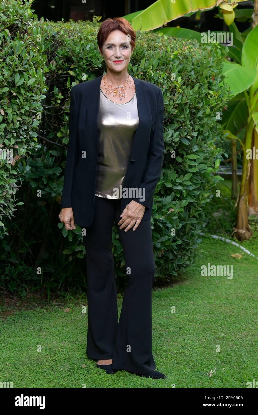 Carola Stagnaro attends the photocall of second season of Rai series ...