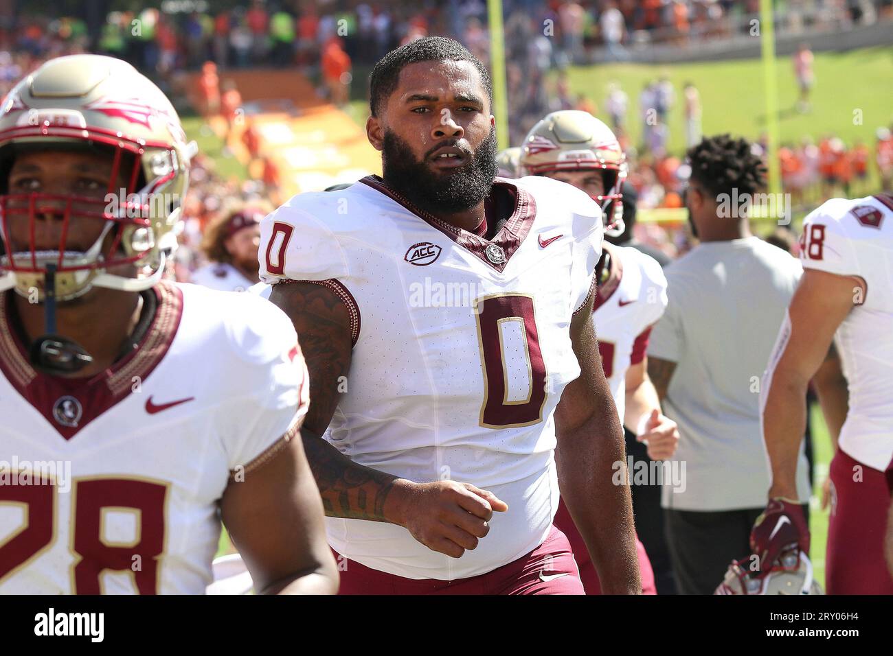 CLEMSON, SC - SEPTEMBER 23: Florida State Seminoles defensive lineman ...
