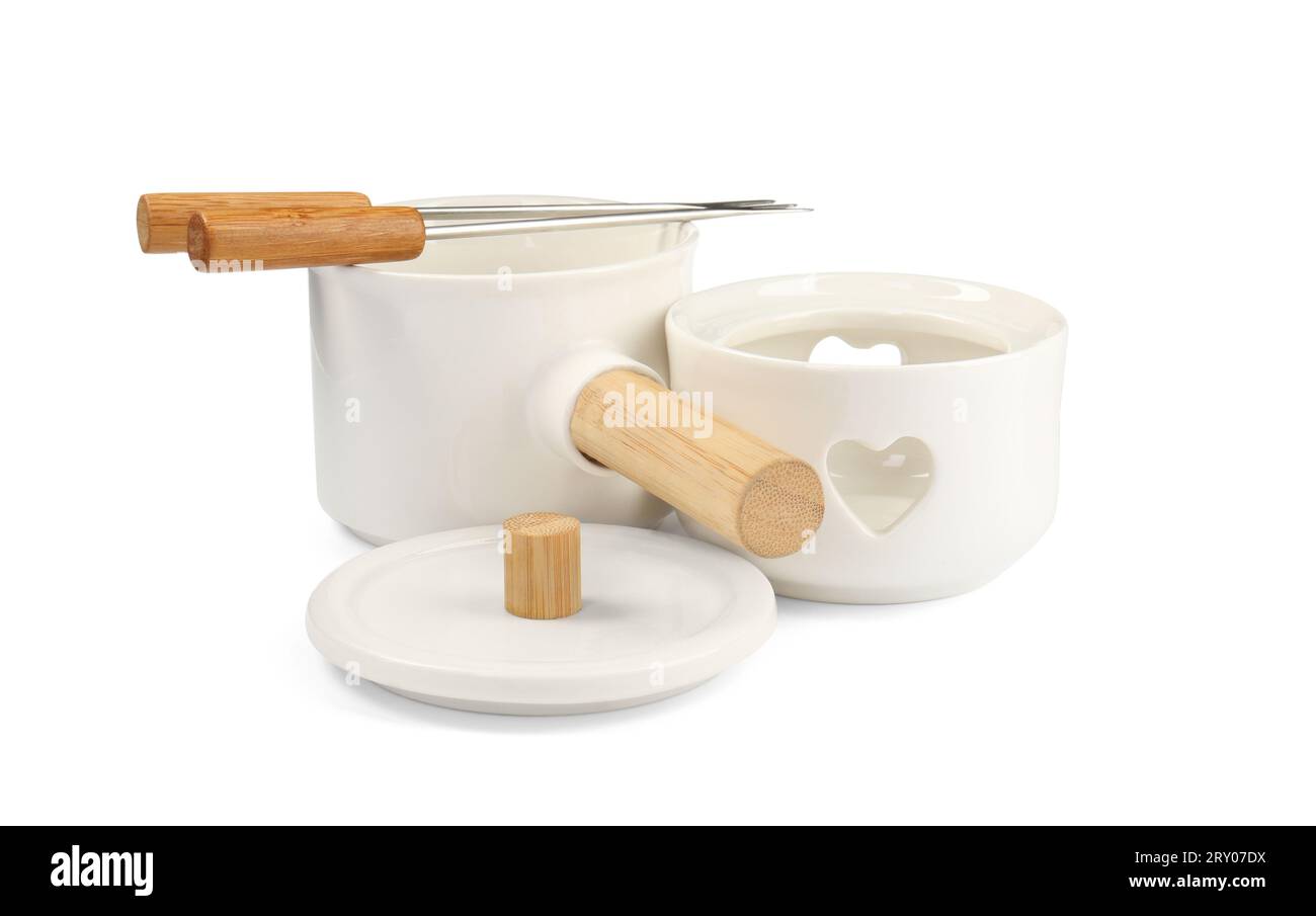 Ceramic fondue isolated on hi-res stock photography and images - Alamy