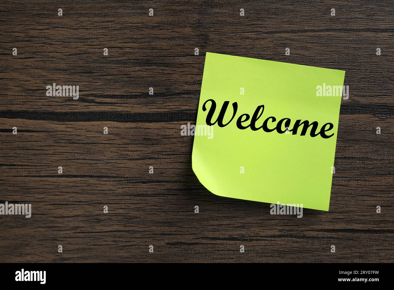 Welcome handwritten text hi-res stock photography and images - Alamy