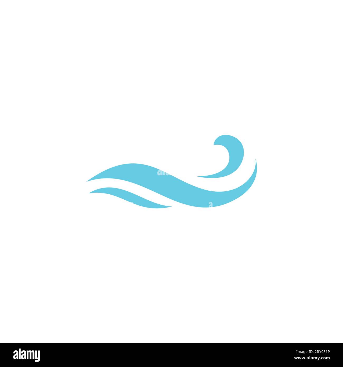 Abstract Wave logo Vector. Ocean Logo Stock Vector Image & Art - Alamy