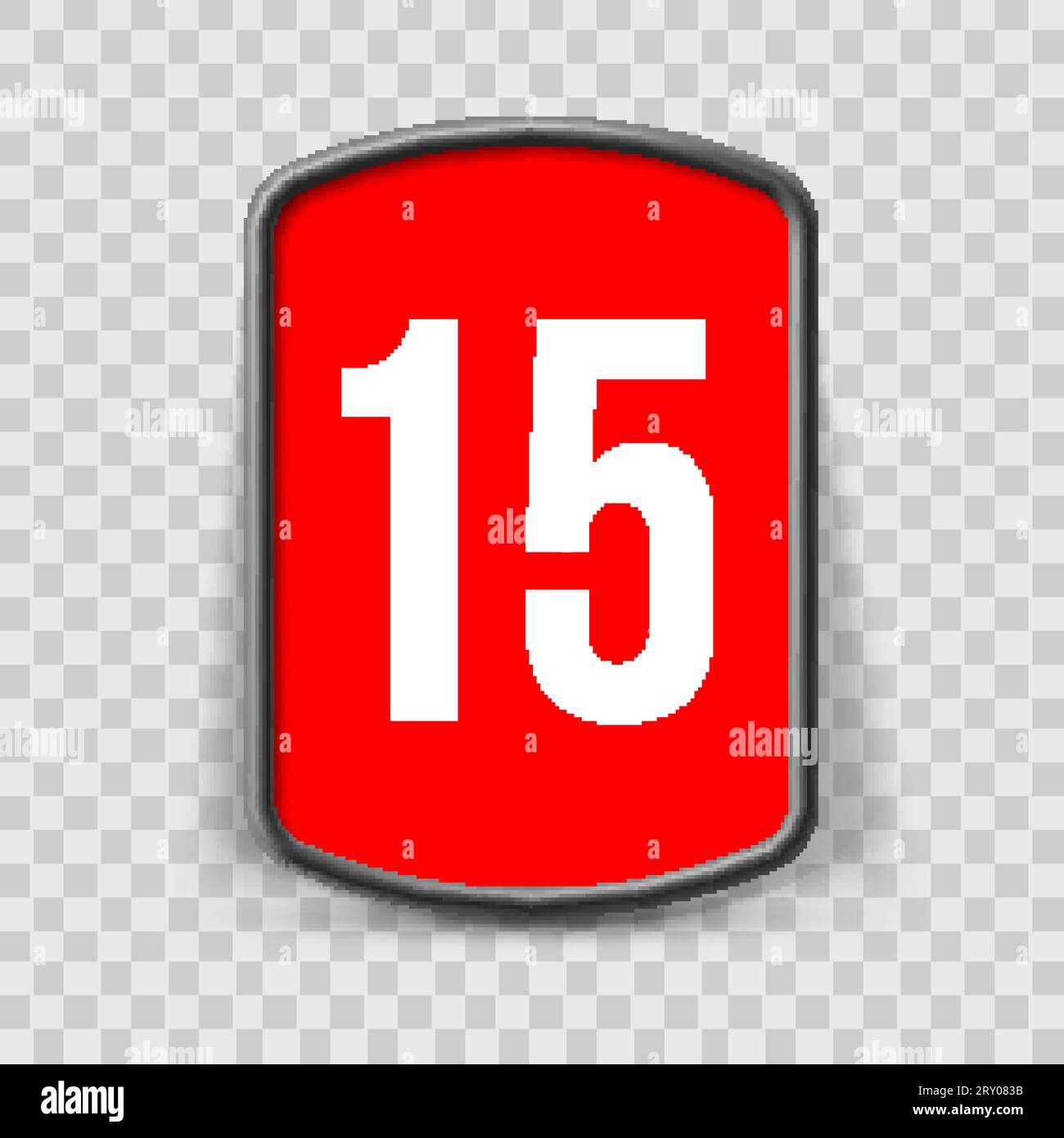 Number one panel Stock Vector Images - Alamy