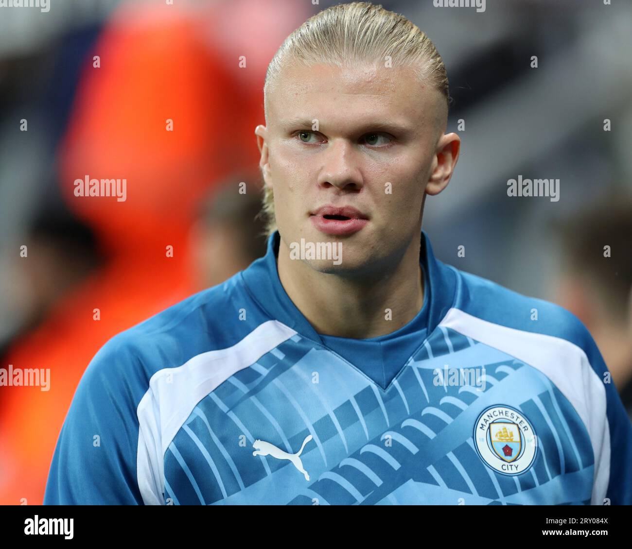 Manchester City Erling Haland during the Carabao Cup Third Round match ...