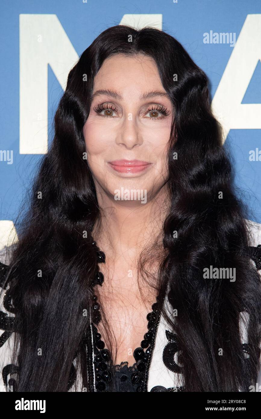 Paris, France, on September 27, 2023. Cher attending the Balmain ...