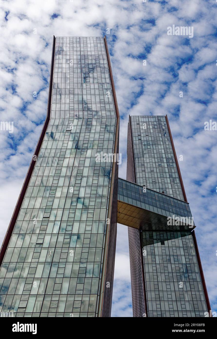 The Copper is a pair of canted copper-clad residential towers in ...