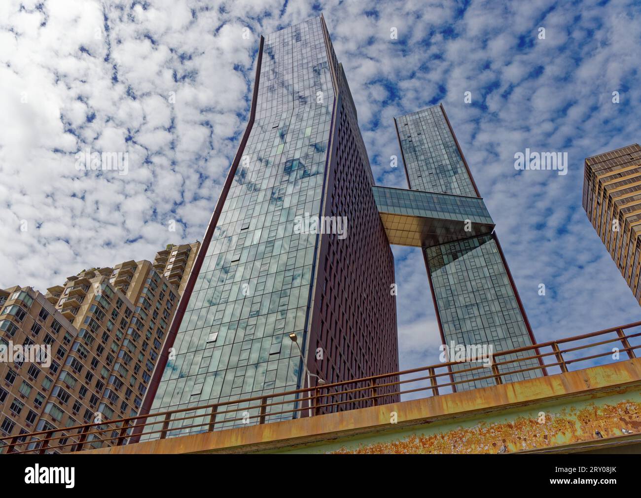 The Copper is a pair of canted copper-clad residential towers in ...