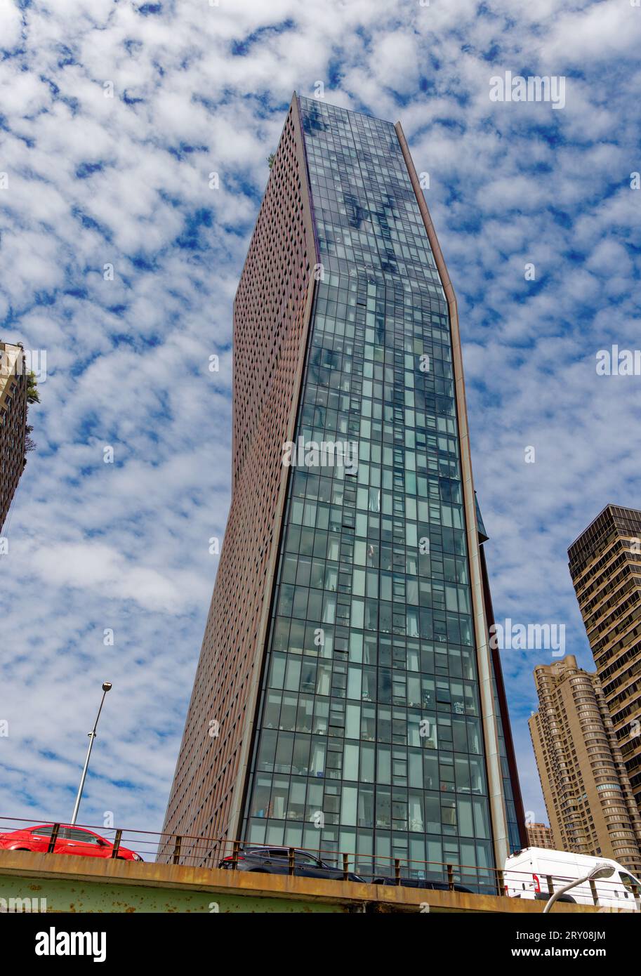 The Copper is a pair of canted copper-clad residential towers in ...