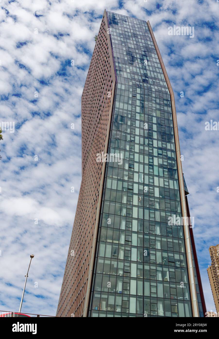 The Copper is a pair of canted copper-clad residential towers in ...