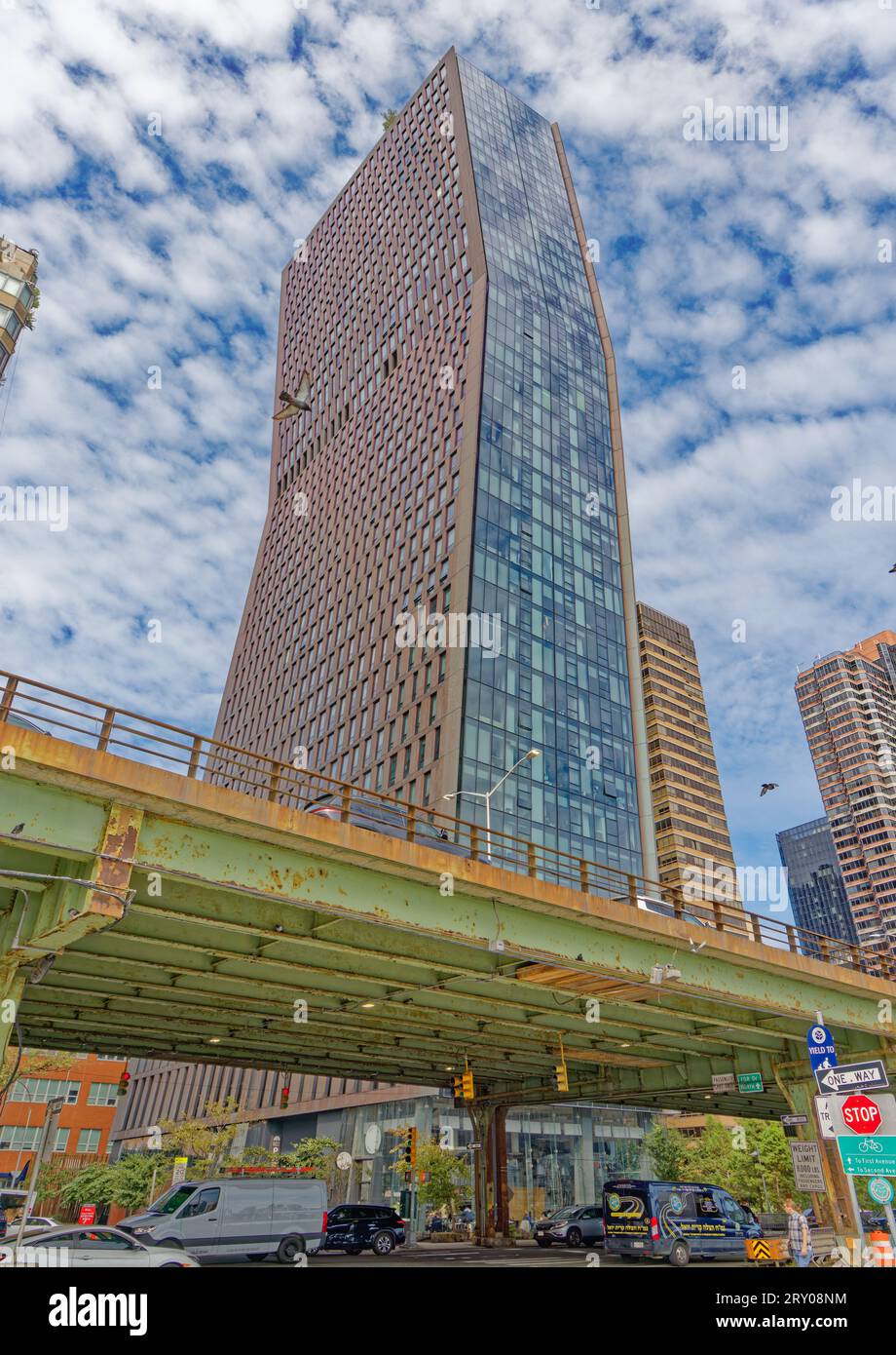 The Copper is a pair of canted copper-clad residential towers in ...