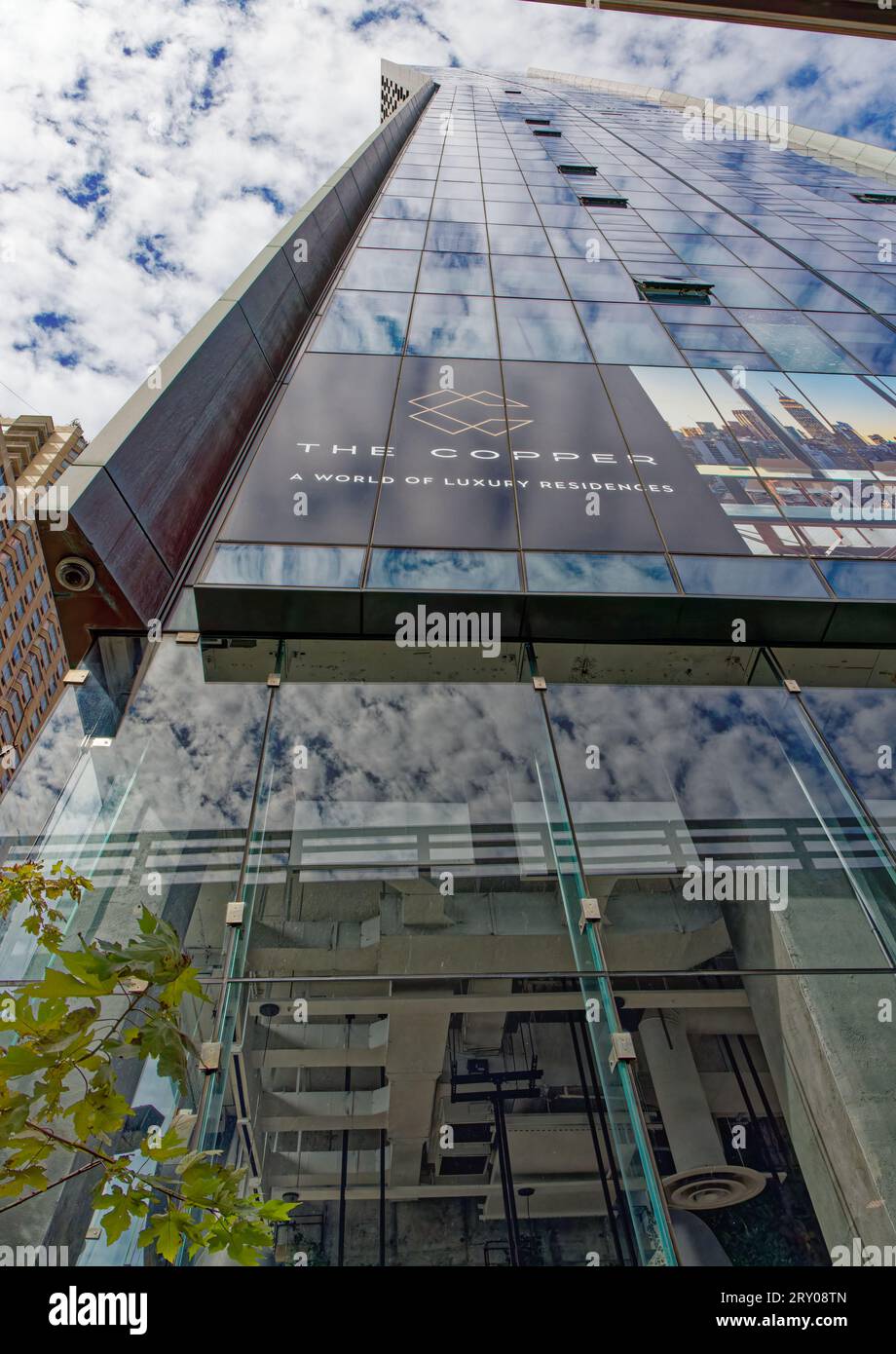 The Copper is a pair of canted copper-clad residential towers in ...