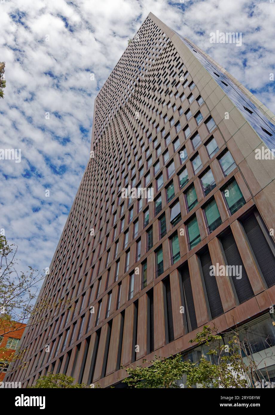 The Copper is a pair of canted copper-clad residential towers in ...