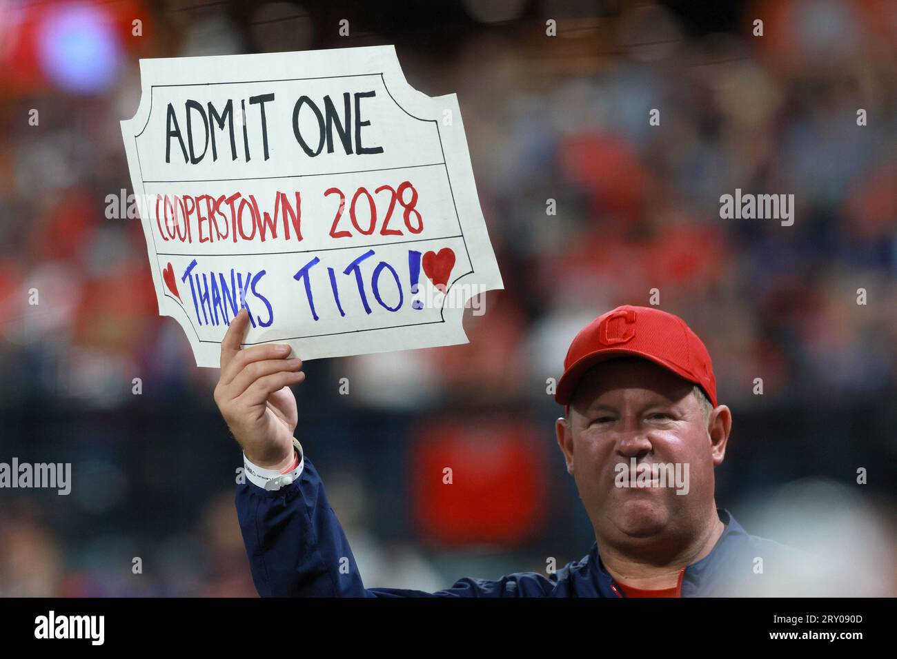 Progressive field guardians sign 2023 hi-res stock photography and ...