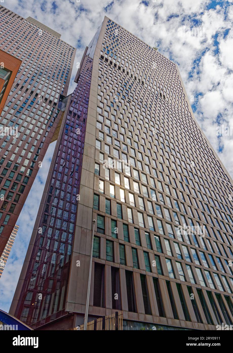 The Copper is a pair of canted copper-clad residential towers in ...