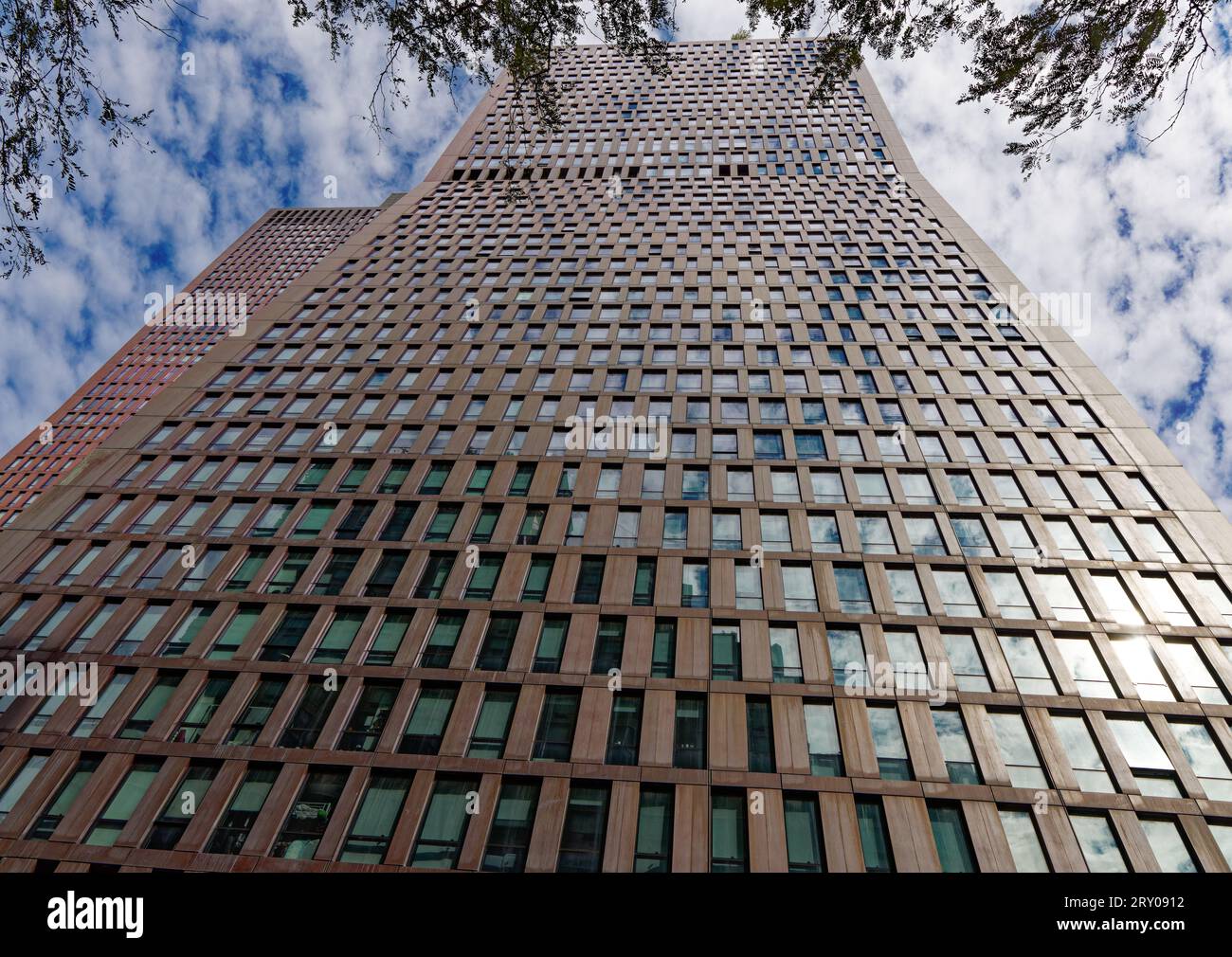The Copper is a pair of canted copper-clad residential towers in ...