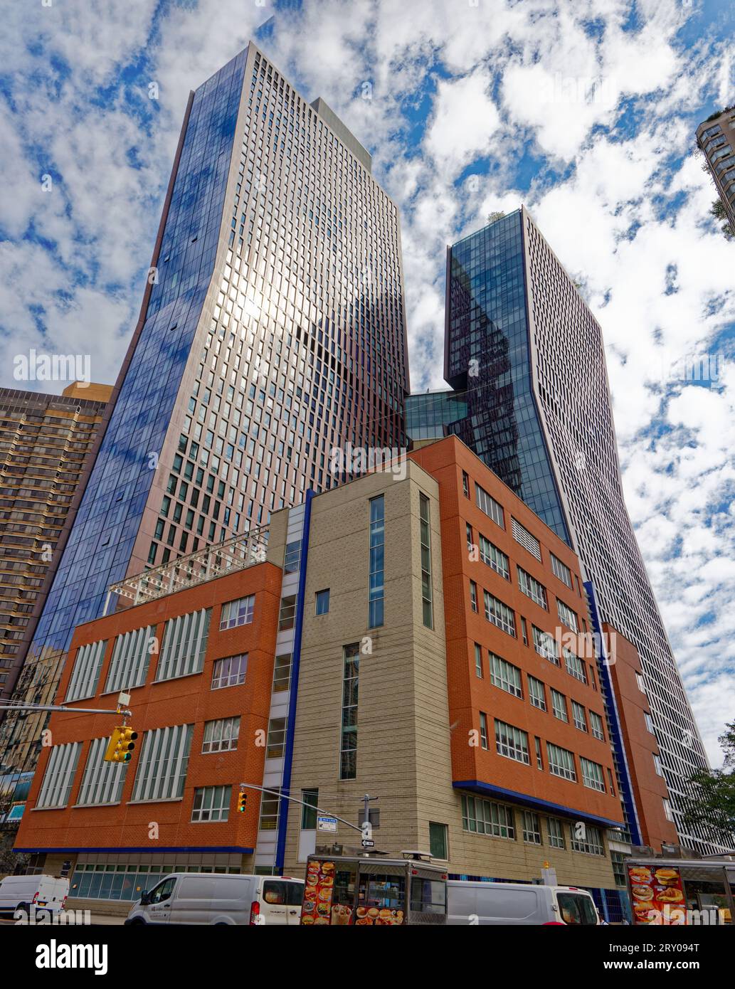 The Copper is a pair of canted copper-clad residential towers in ...