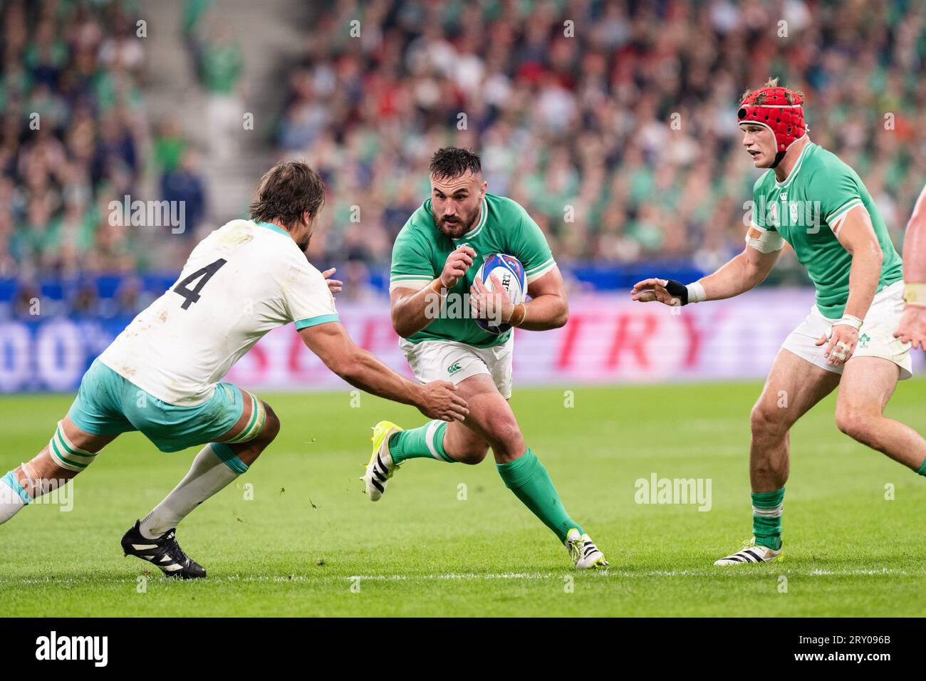 Ronan Kelleher (IRL) during the 2023 Rugby World Cup Pool B match ...