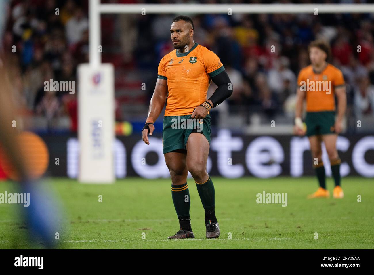 Samu Kerevi(AUS) during the 2023 Rugby World Cup Pool C match between ...