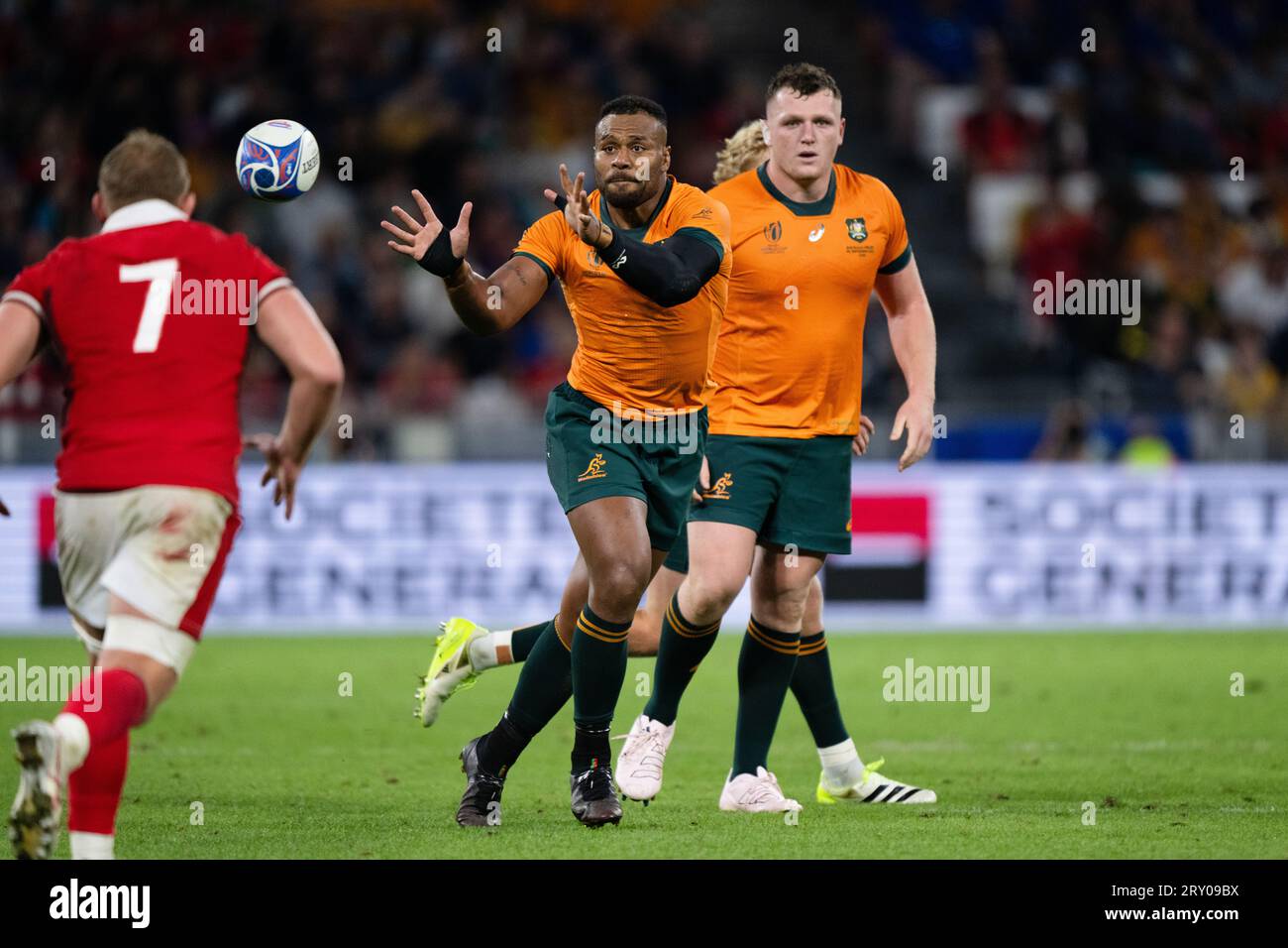 Samu Kerevi(AUS) during the 2023 Rugby World Cup Pool C match between ...