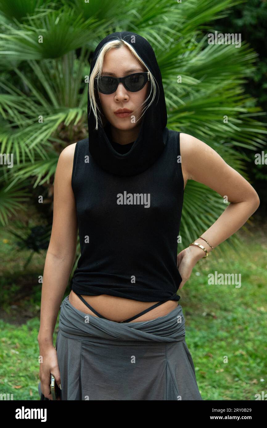 Paris, France, on September 27, 2023. Emily Yao attending the Didu ...