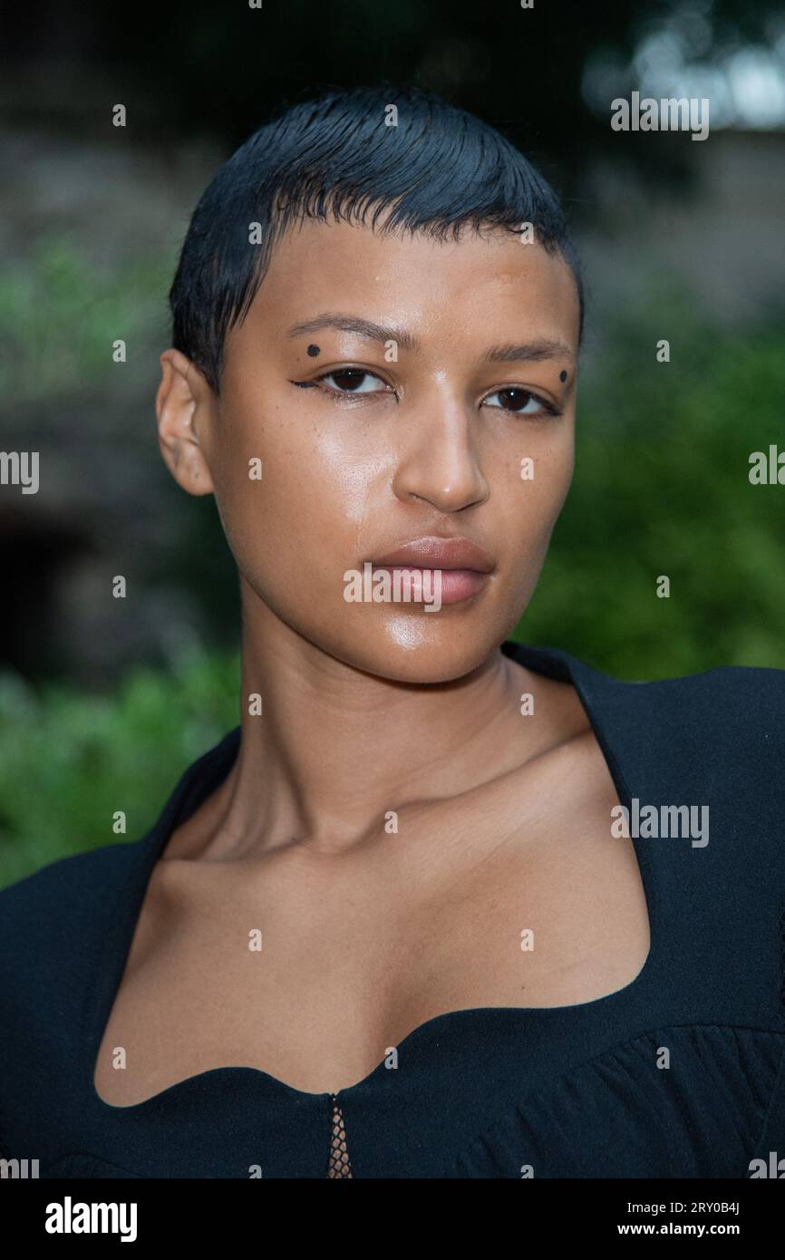 Paris, France, on September 27, 2023. Ciarda Hall attending the Didu ...