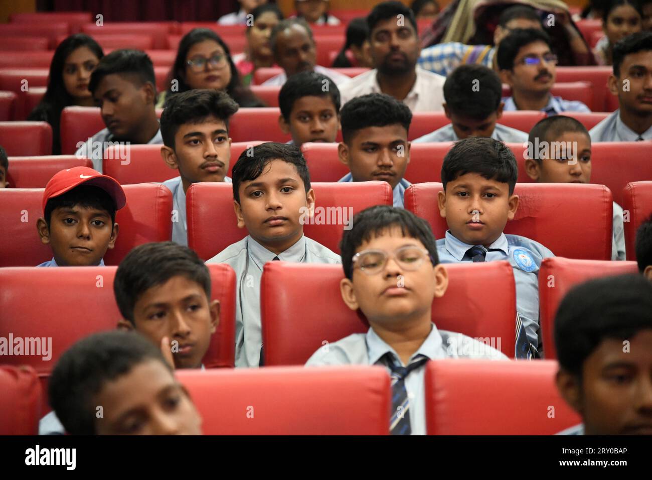 Student spectators at Eastern India Science Drama Competition that ...