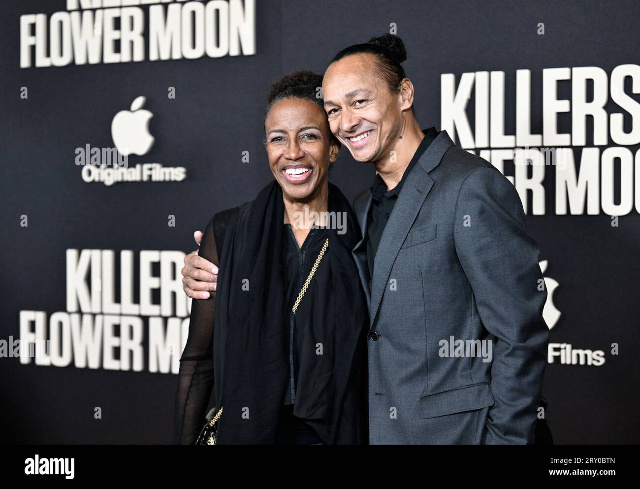 Carla Sims, left, and Frédéric Yonnet attend the Apple Original Film ...