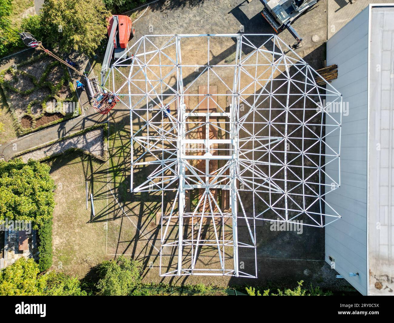 Very large array antenna mexico aerial hi-res stock photography and ...
