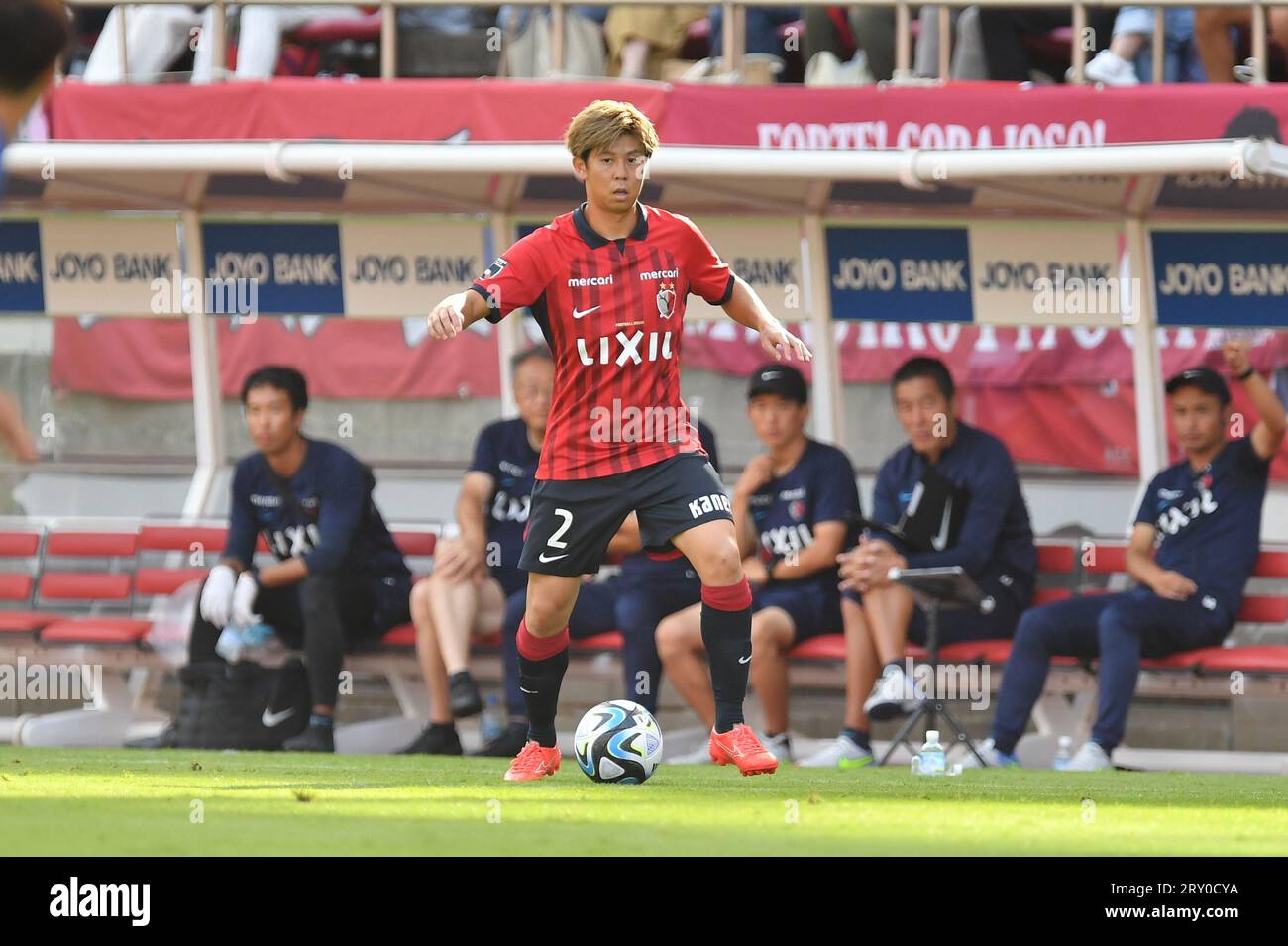 Kashima Antlers' Koki Anzai during the 2023 J1 League match between Kashima Antlers 1-2 Yokohama ...
