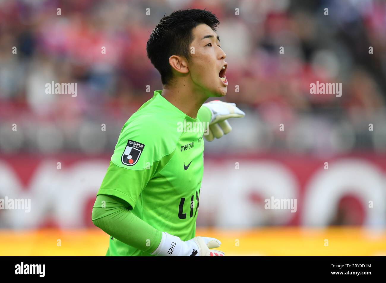 Kashima Antlers' Tomoki Hayakawa during the 2023 J1 League match between Kashima Antlers 1-2 ...