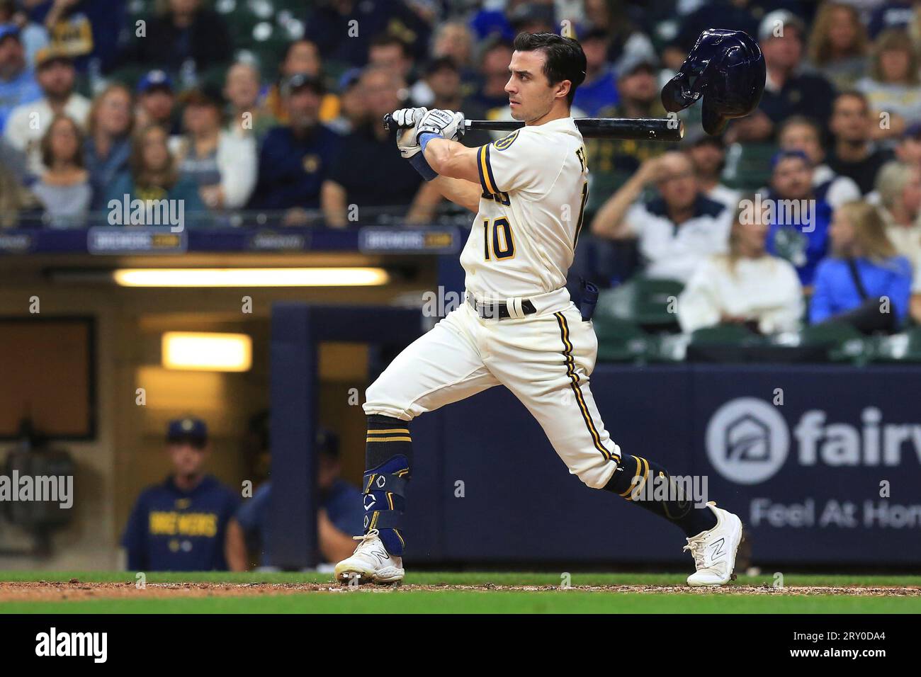 MILWAUKEE, WI - SEPTEMBER 27: Milwaukee Brewers outfielder Sal Frelick ...
