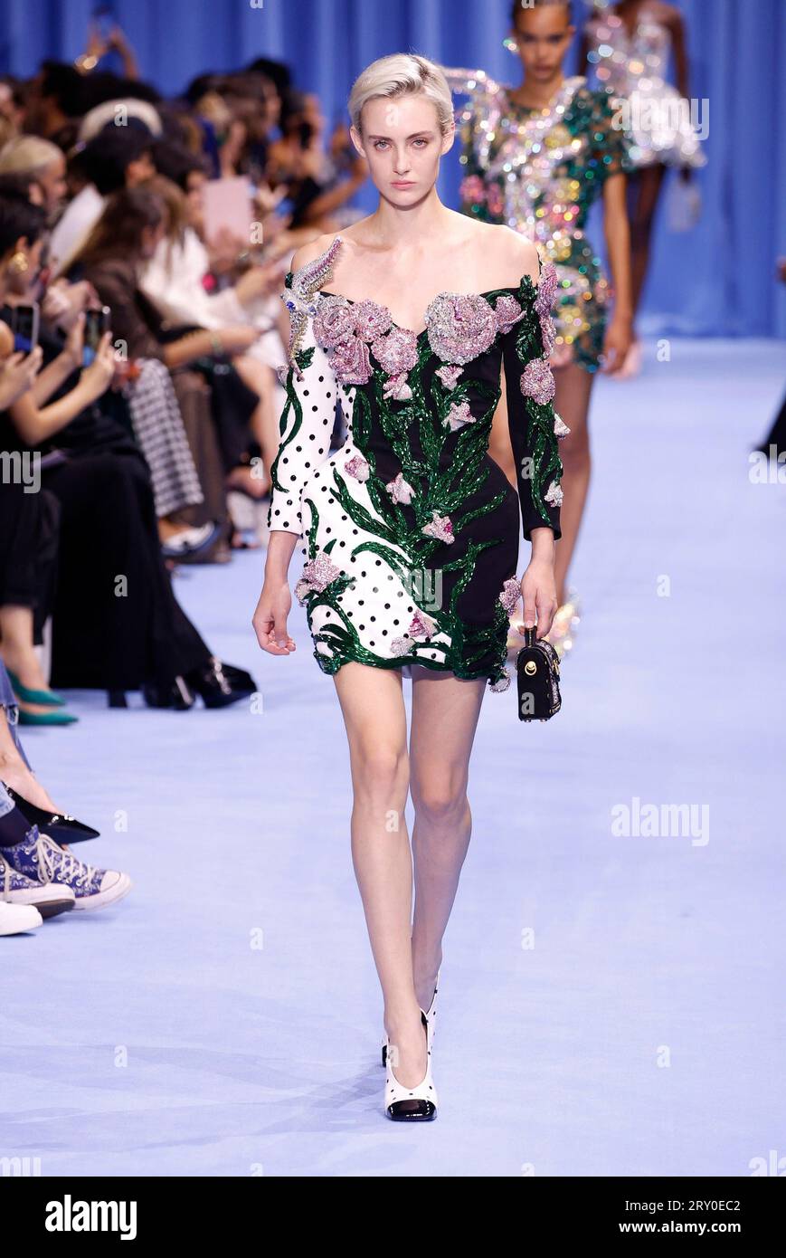 Balmain spring 2024 paris hi-res stock photography and images - Alamy