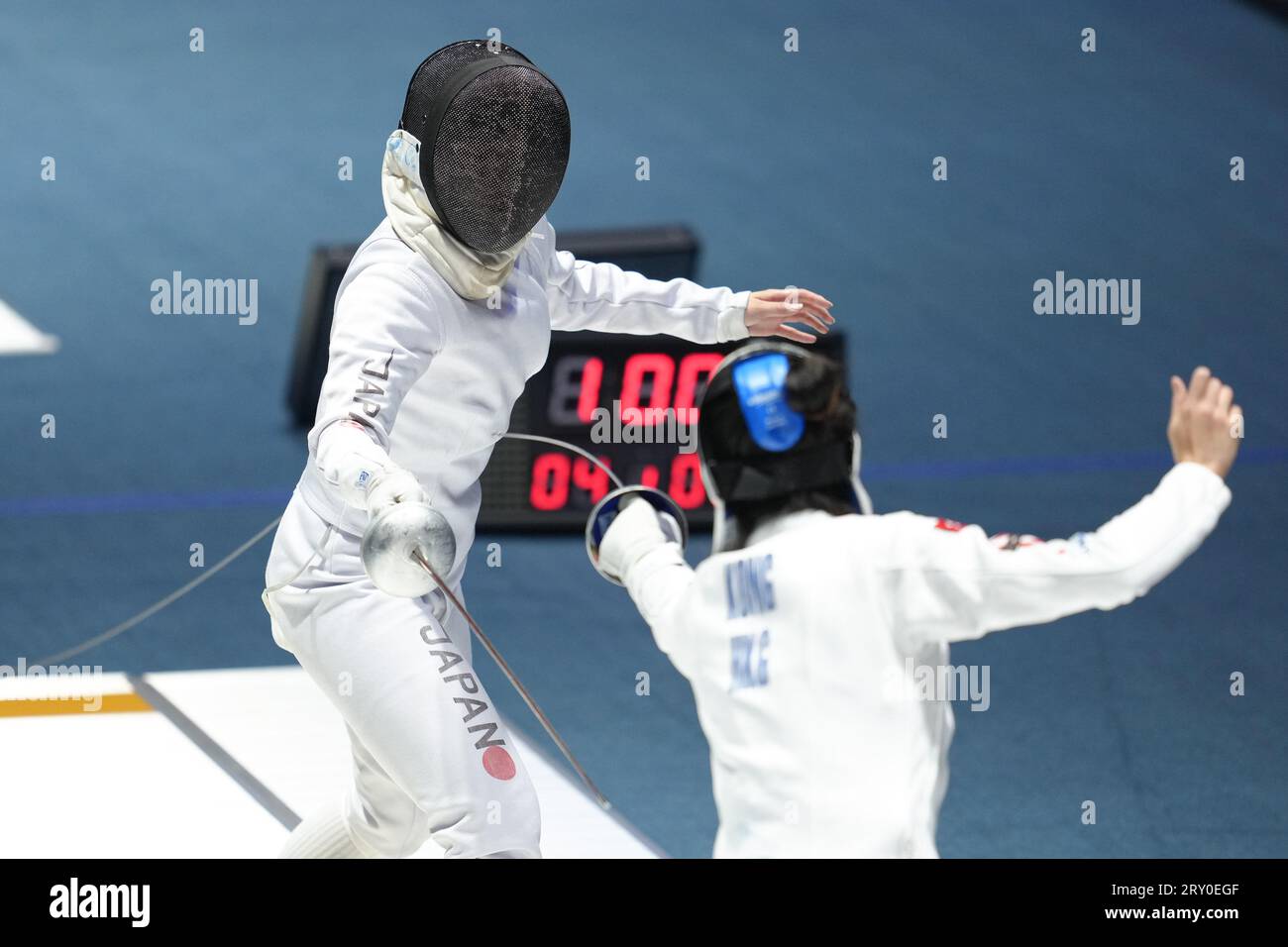 Hana Saito (JPN), SEPTEMBER 27, 2023 - Fencing : Women's Epee Team Semi ...