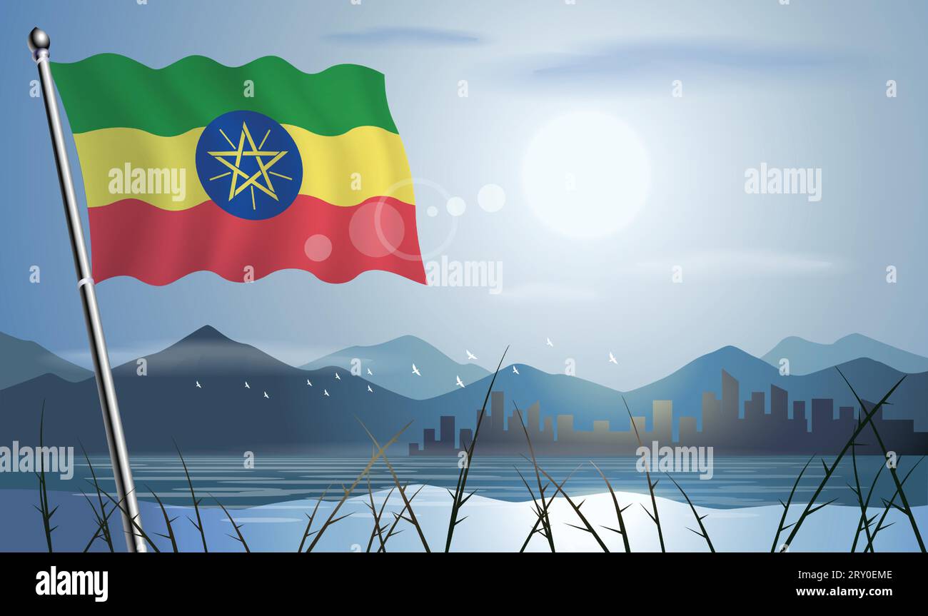 Ethiopia flag Stock Vector Images - Alamy