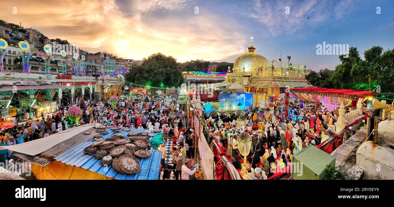 Devotees during Eid Milad-un Nabi festival at Ajmer Sharif Dargah ...