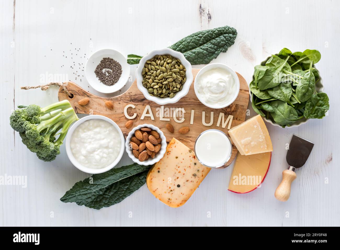 High calcium vegetables hi-res stock photography and images - Alamy