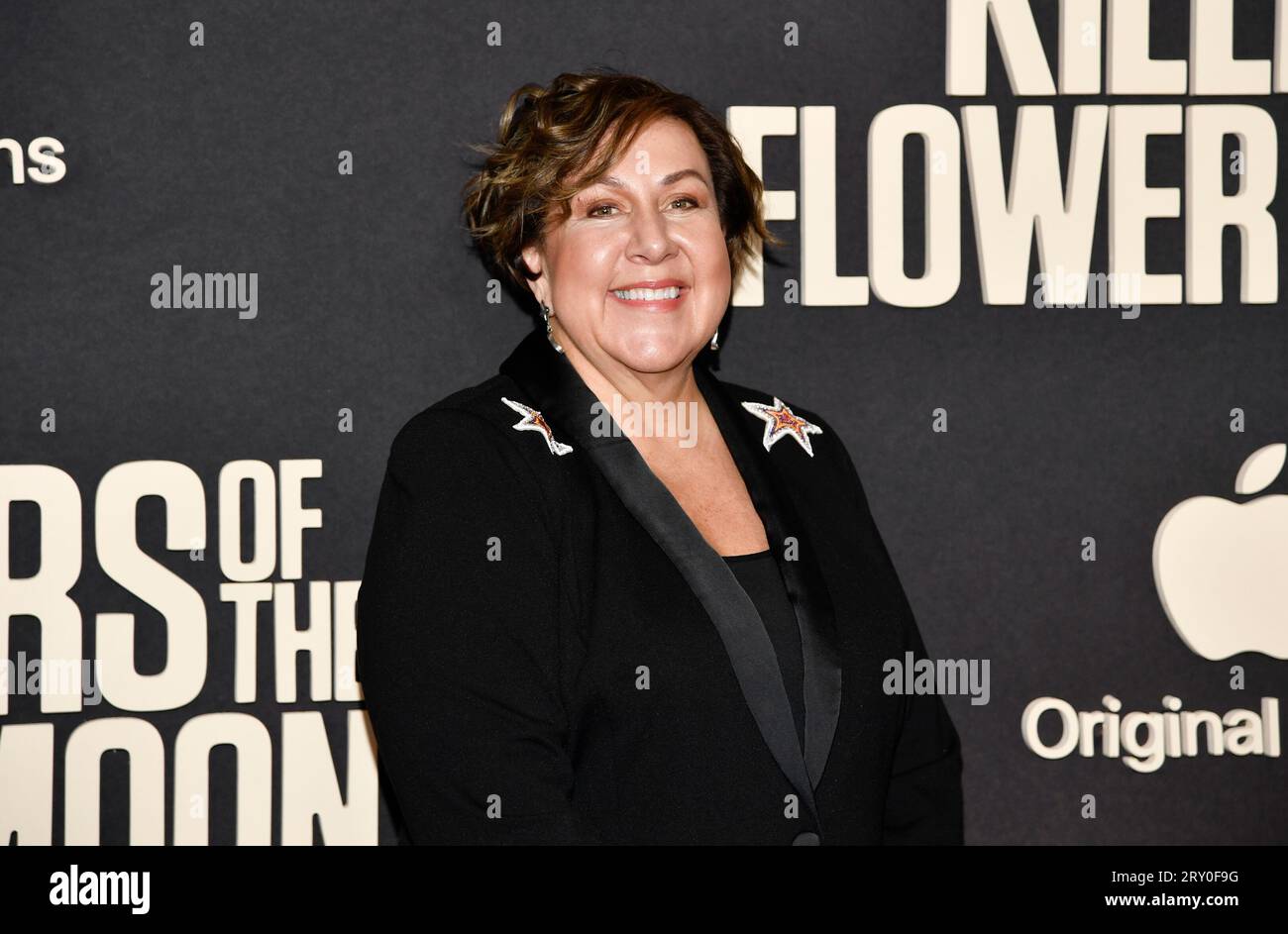 Julie O'Keefe attends the Apple Original Film premiere of "Killers of ...