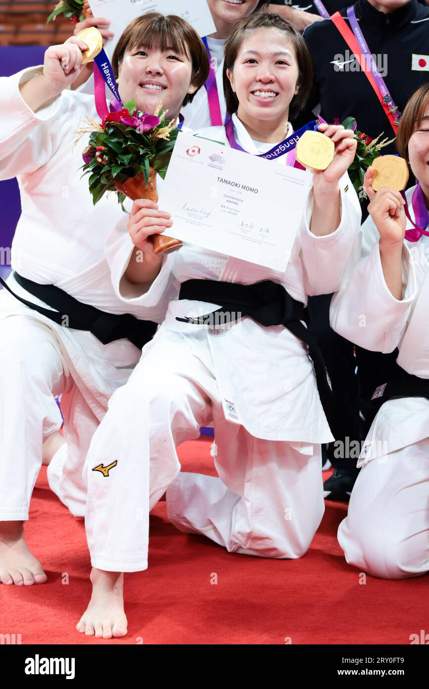 Momo Tamaoki (JPN), SEPTEMBER 27, 2023 - Judo : Mixed teams Medal ...