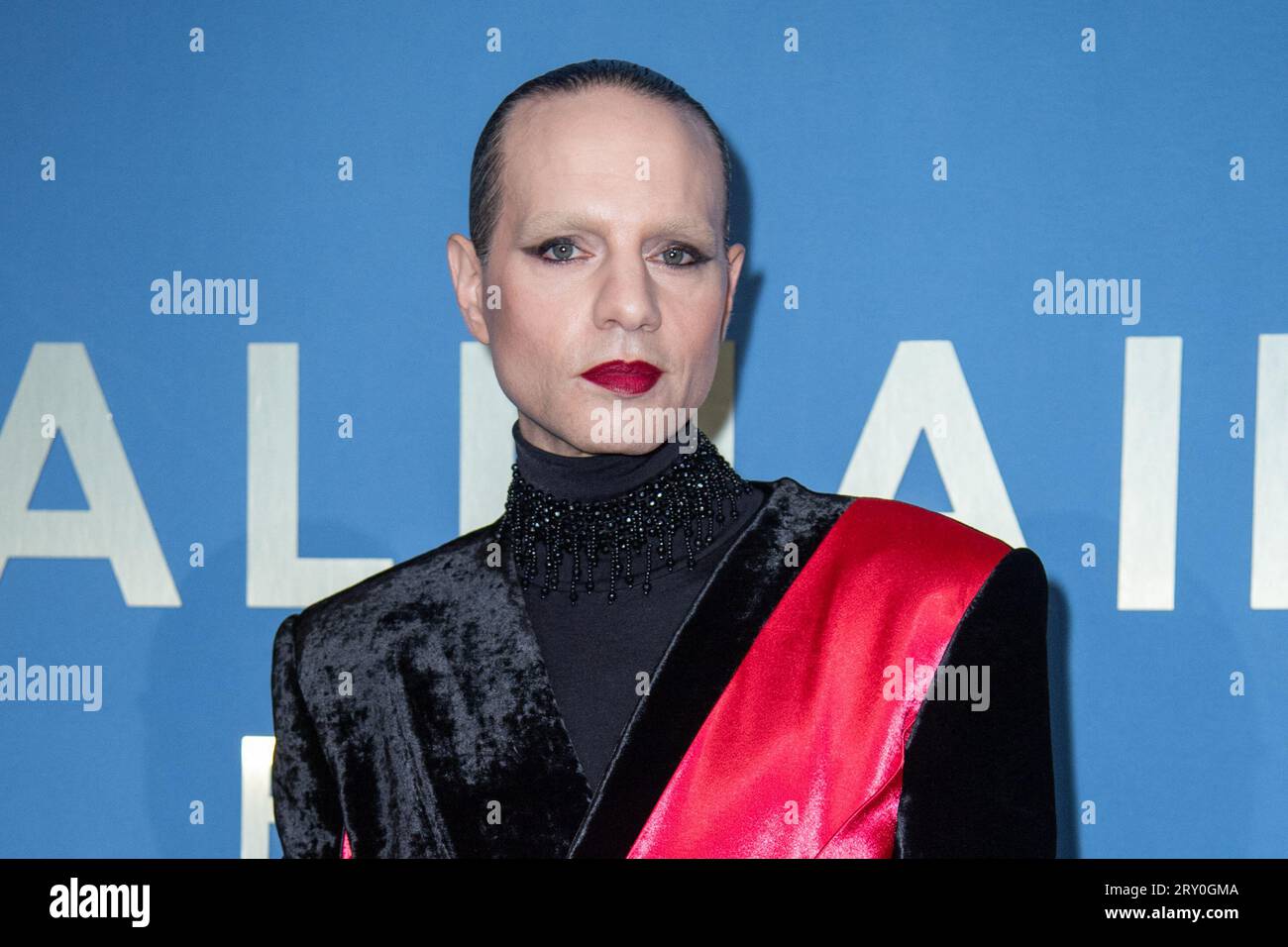 Paris, France, on September 27, 2023. Jordan Roth attending the Balmain ...