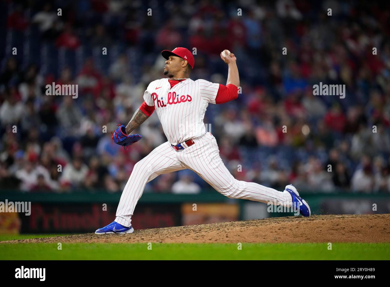Philadelphia Phillies' Gregory Soto plays during a baseball game ...