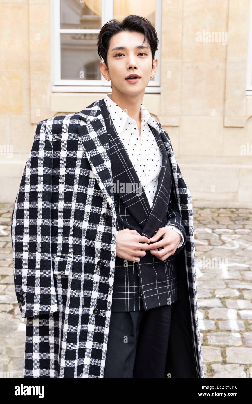 Joshua from Seventeen attends MARNI Spring/Summer 2024 Runway during ...