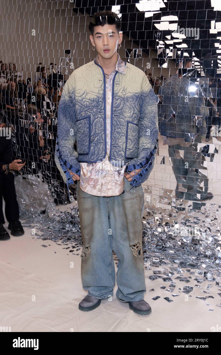 Big Matthew attends ACNE STUDIOS Spring/Summer 2024 Runway during Paris ...