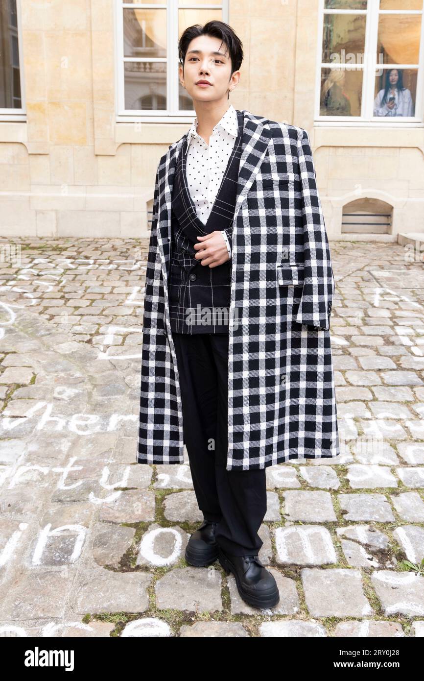 Joshua from Seventeen attends MARNI Spring/Summer 2024 Runway during ...