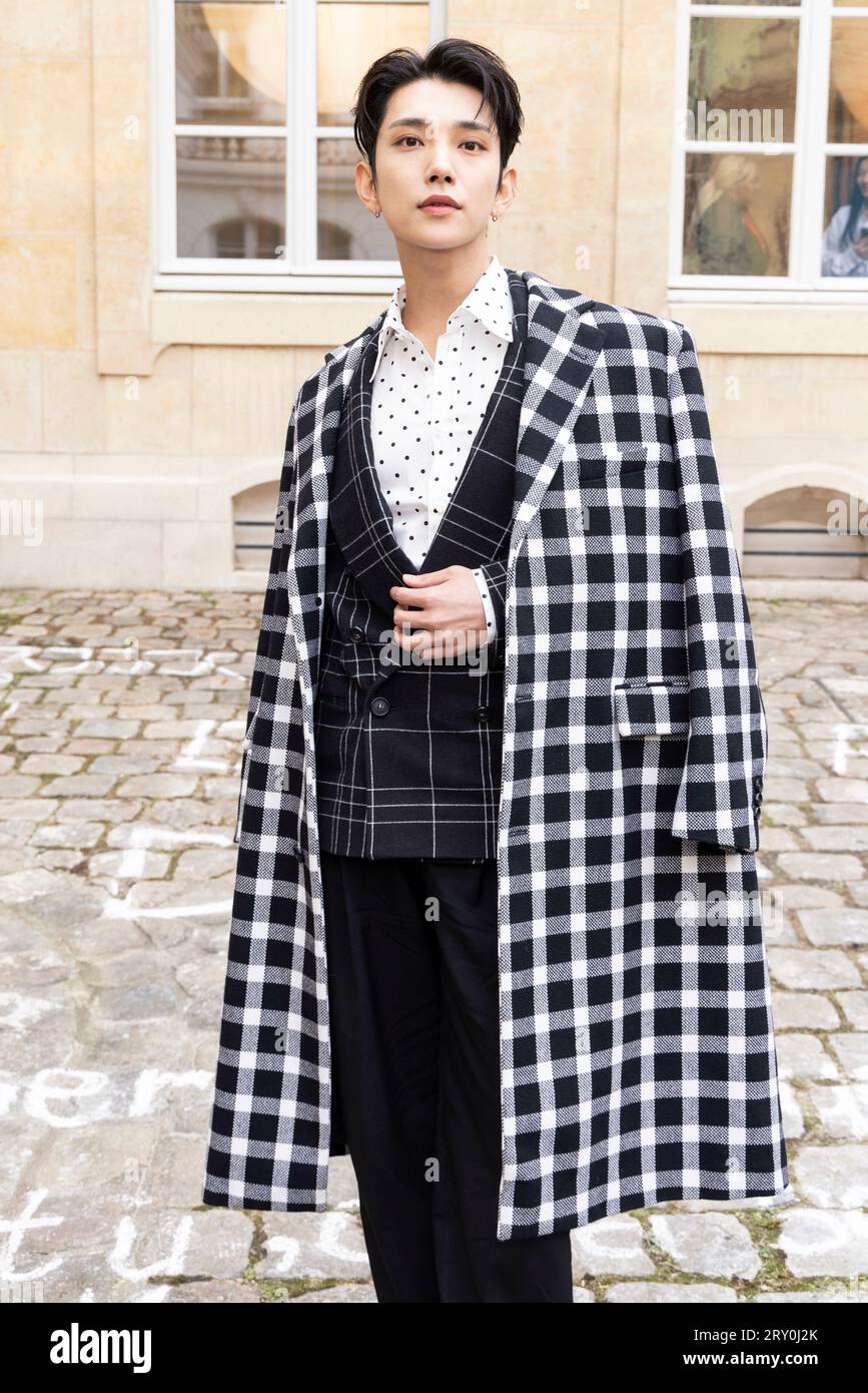 Joshua from Seventeen attends MARNI Spring/Summer 2024 Runway during ...