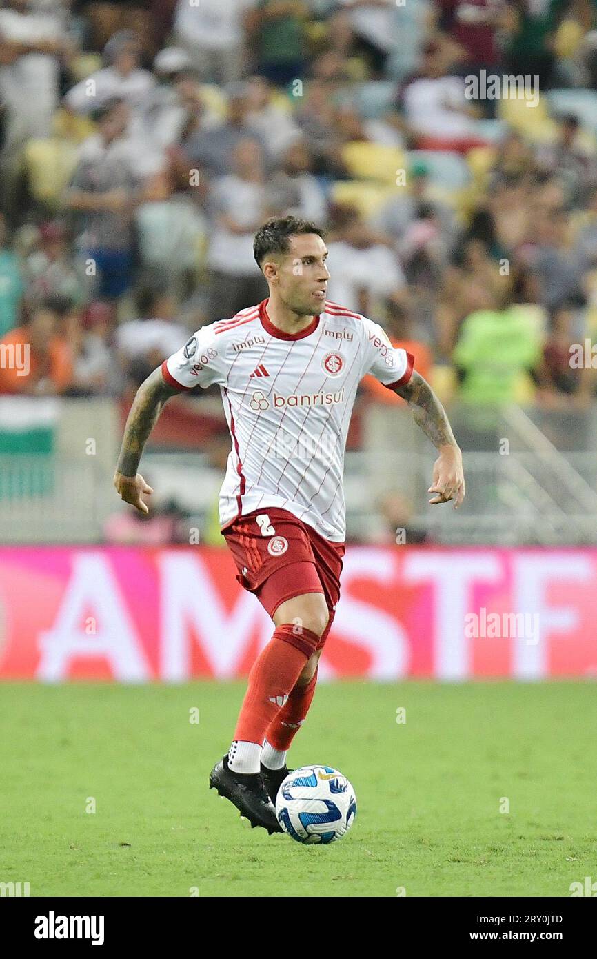 Maracana Stadium Hugo Mallo of Internacional, during the match between ...