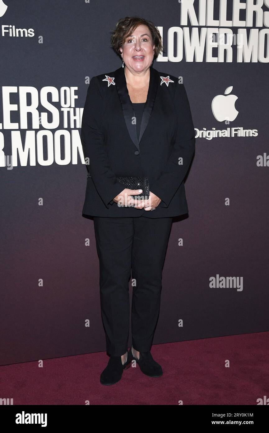Julie O'Keefe attends Apple's "Killers of the Flower Moon" New York ...