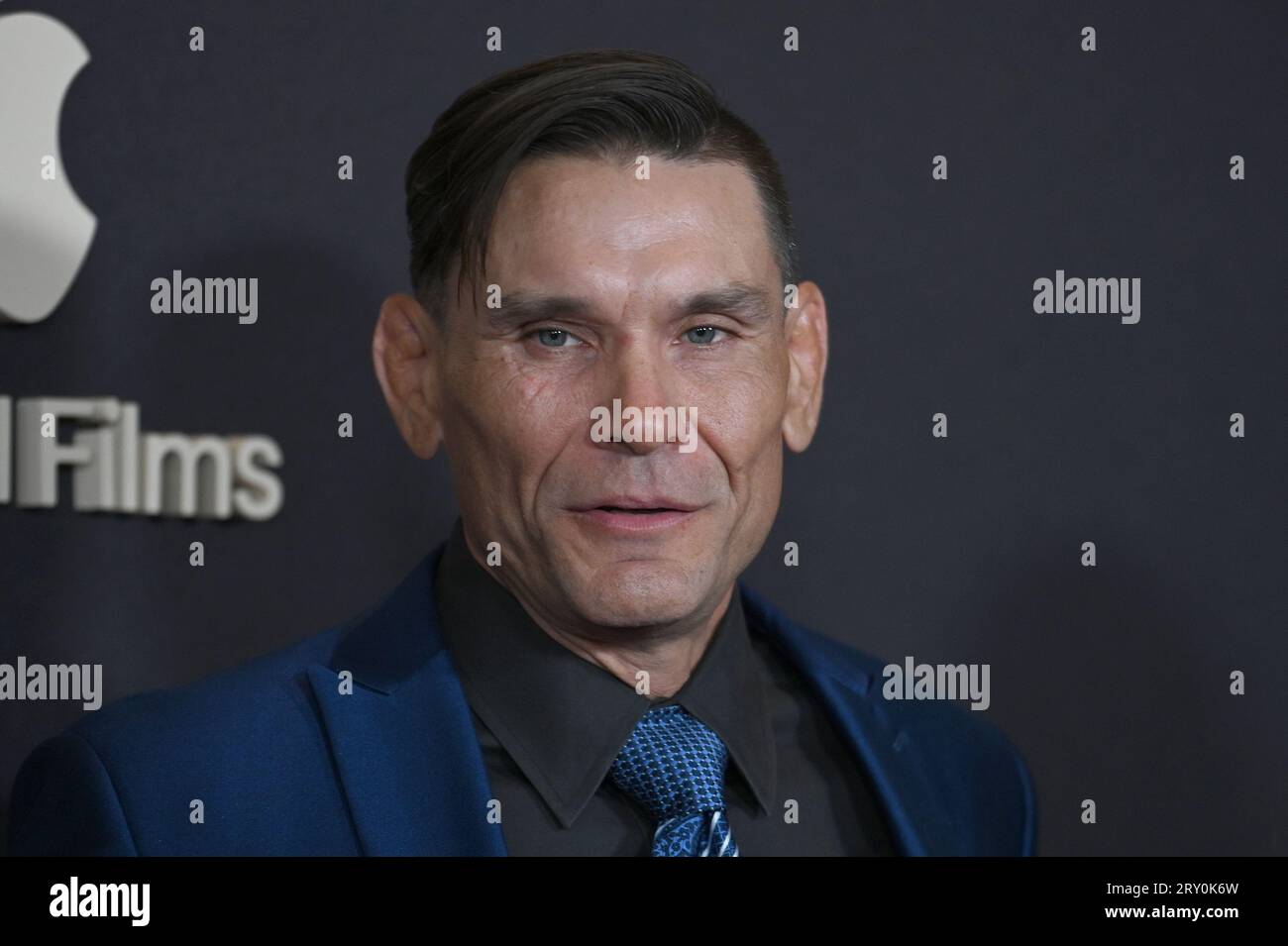Tommy Schultz attends Apple's "Killers of the Flower Moon" New York premiere at Alice Tully Hall ...