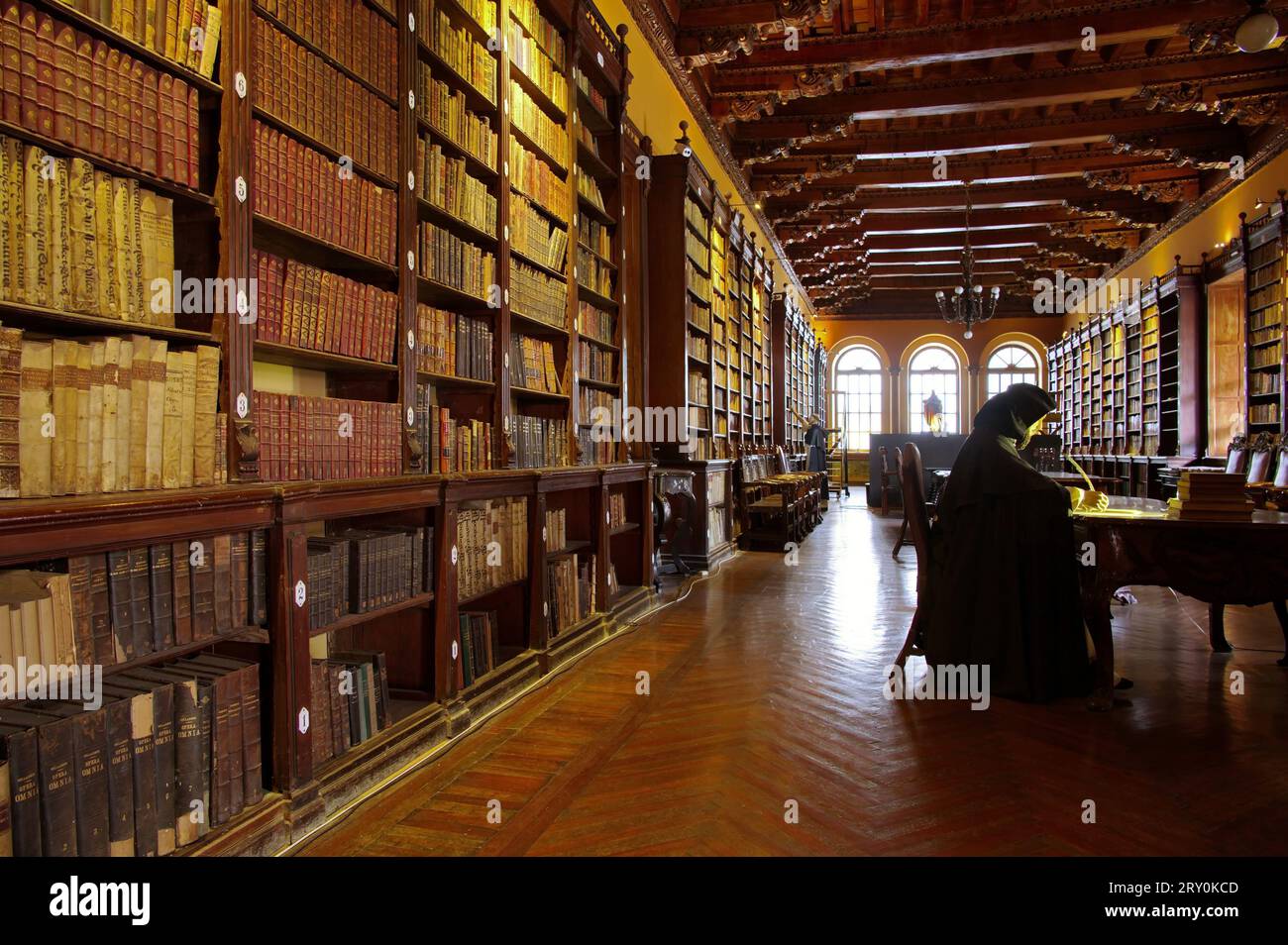 Library in Lima, Peru with thousands of books Stock Photo - Alamy